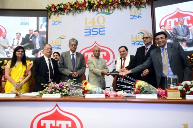 T T LTD. RINGS THE SILVER BELL IN BSE Completes 25 years of being ...