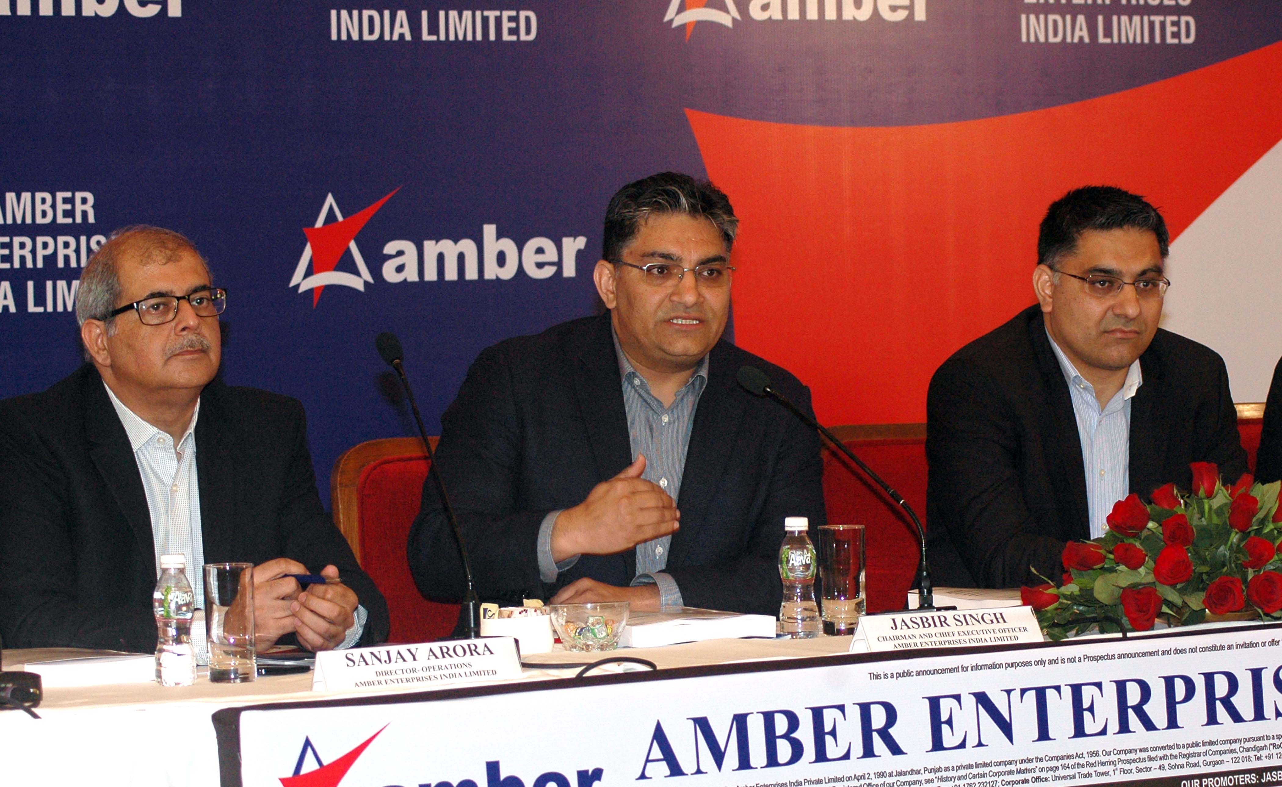 AMBER ENTERPRISES INDIA LIMITED Initial Public Offer opens on Wednesday ...