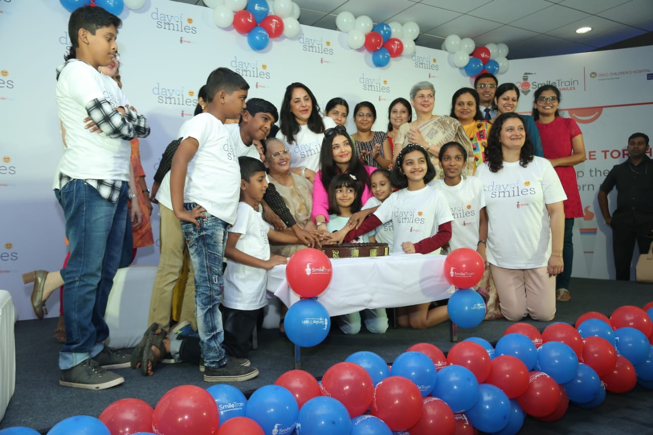 Aishwarya Rai Bachchan celebrates 'Day of Smiles' at the NH SRCC ...