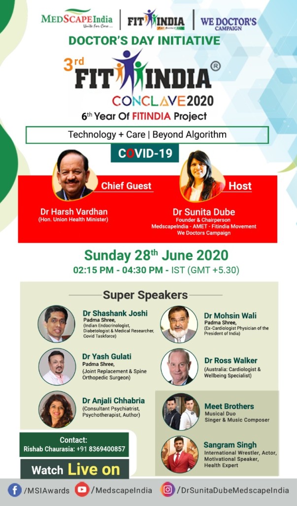 Union Health Minister Dr. Harsh Vardhan all set to inaugurate the 3rd ...