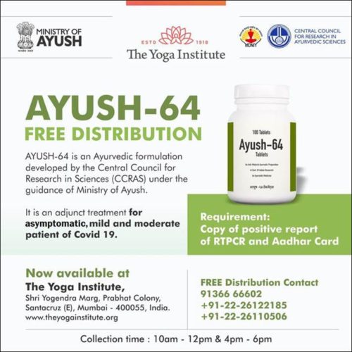 The Yoga Institute Mumbai helping Ministry of Ayush with free ...