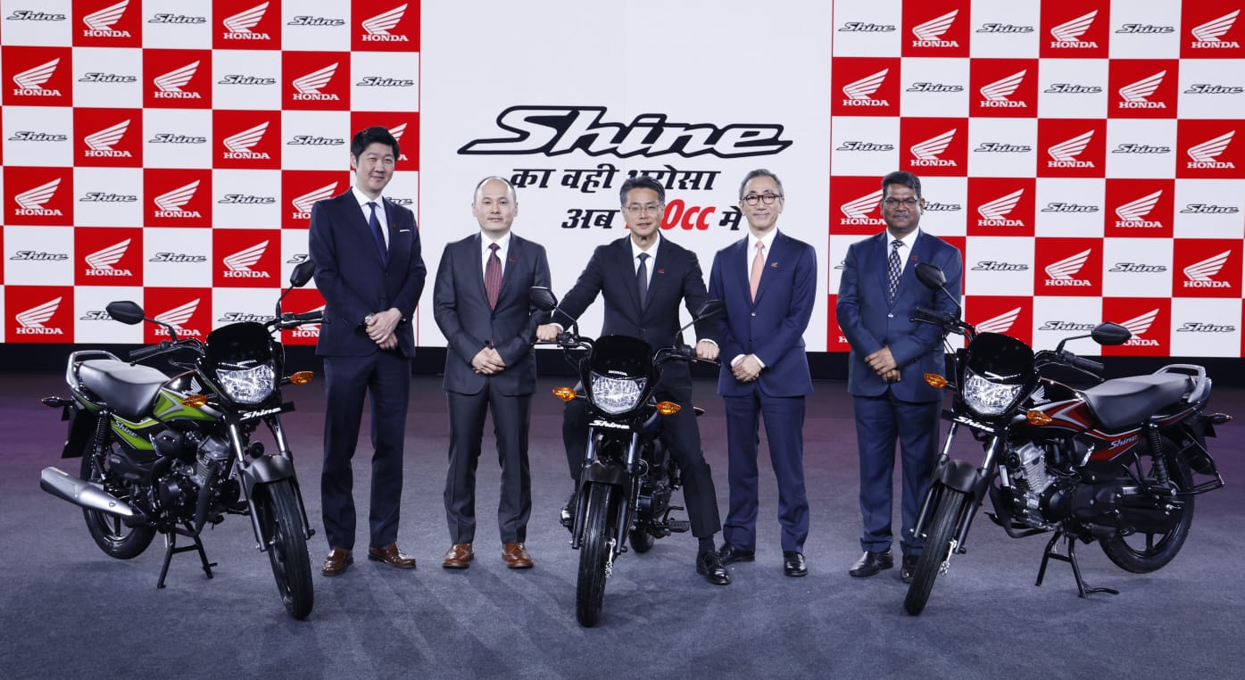 Honda’s all new 100cc motorcycle - Shine 100 Launched as Honda ups the ...