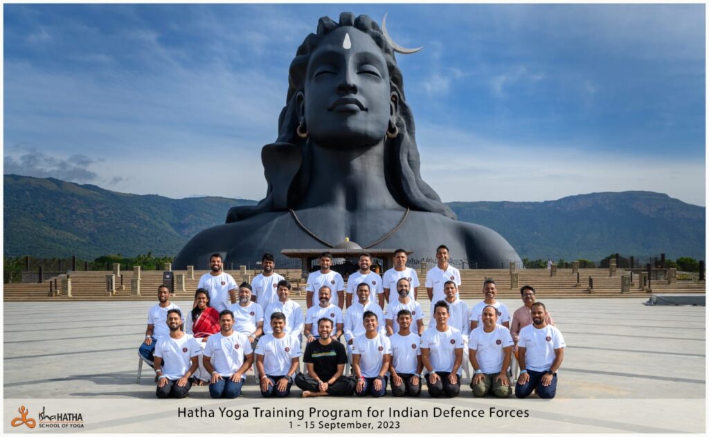 Isha Yoga Center alongwith Indian Army conducts 'Isha Hatha Yoga ...