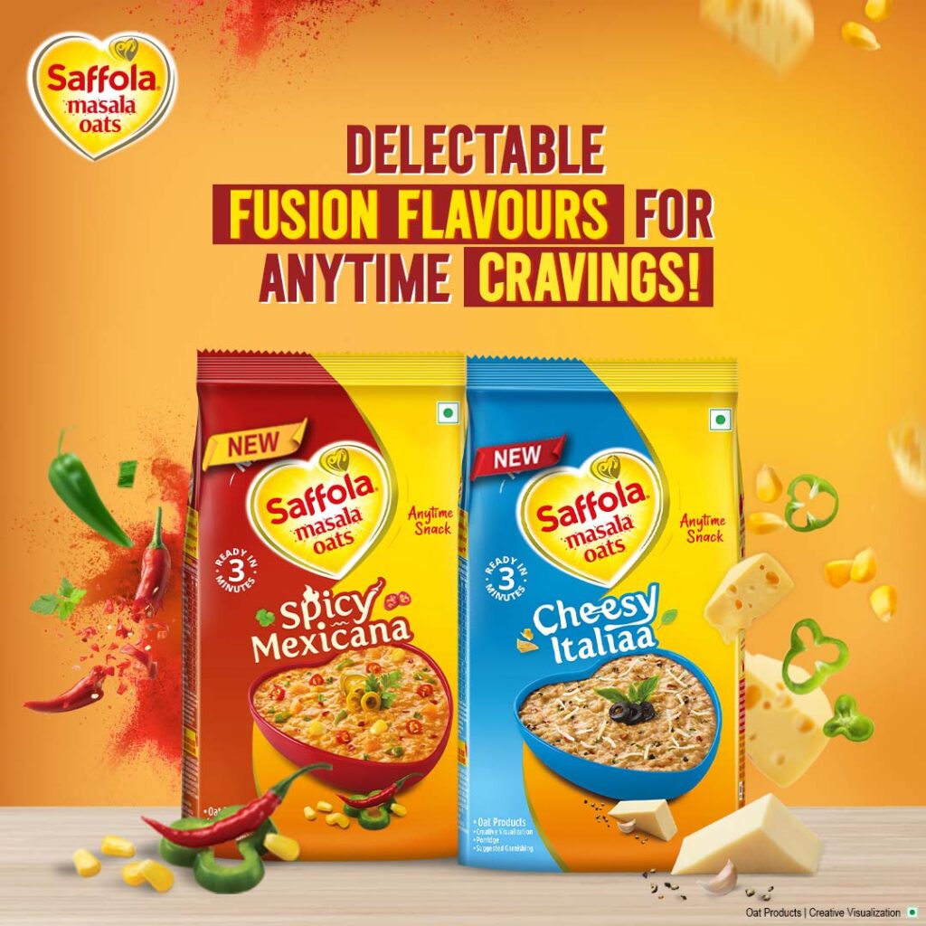 India’s #1 Oats Brand Saffola Launches Four New Delicious Gourmet ...