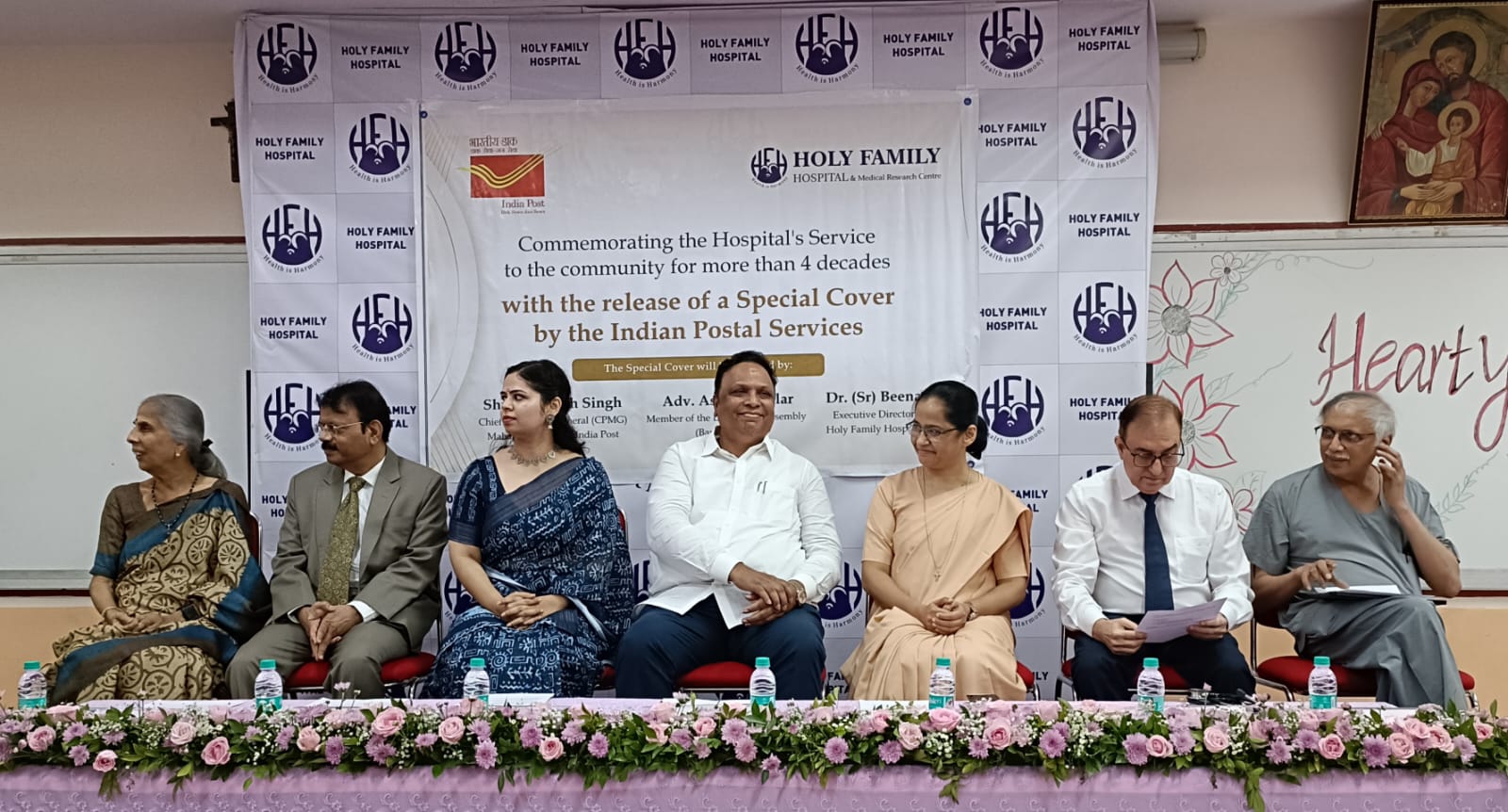 India Postal Service Honours Holy Family Hospital’s Four Decades of ...